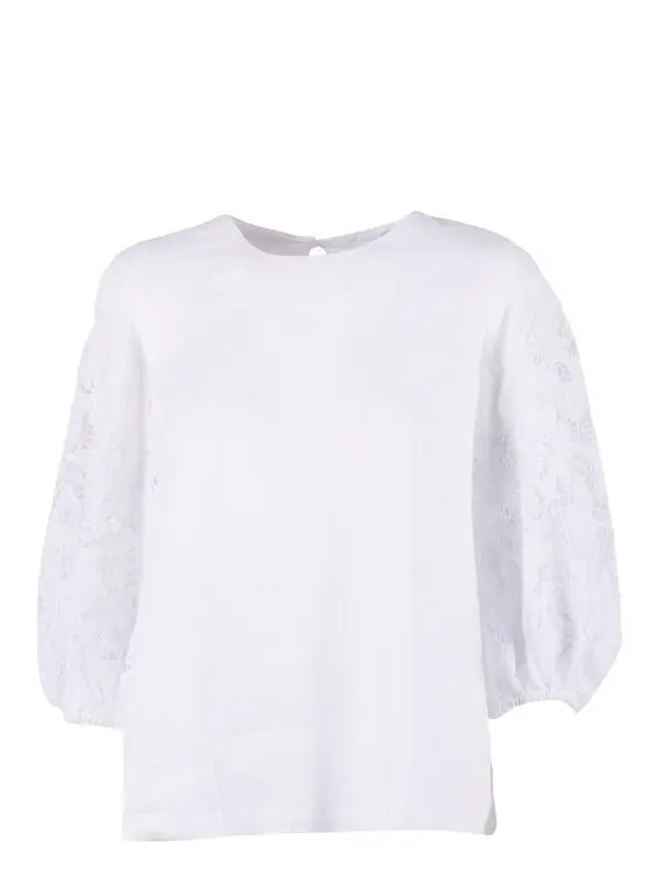Max Mara Top-canottiera In Tes - White