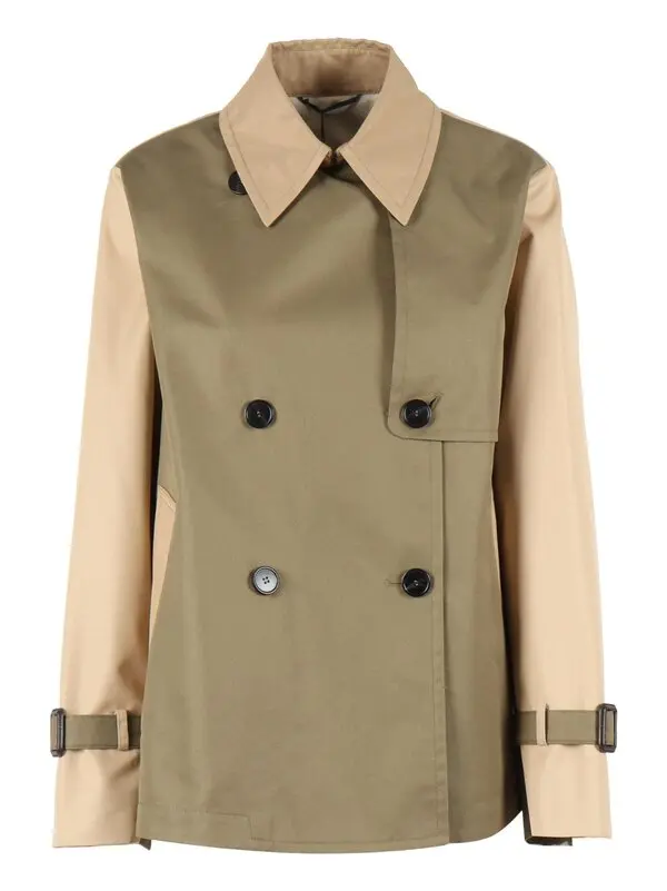 Max Mara Biglia Rain Coat - Green