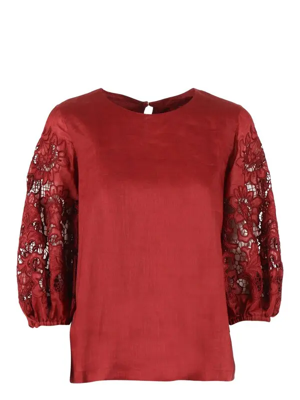 Max Mara Top Canottiera - Red