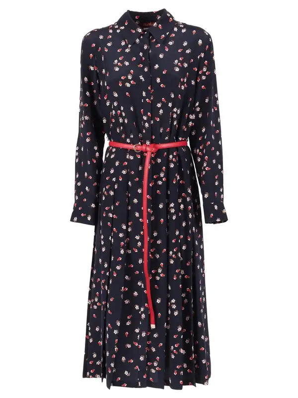 Max Mara Elmo Abito - Blu