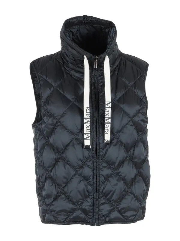 Max Mara Padded Gilet - Blu