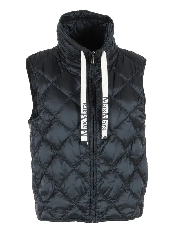Max Mara Padded Gilet - Blu