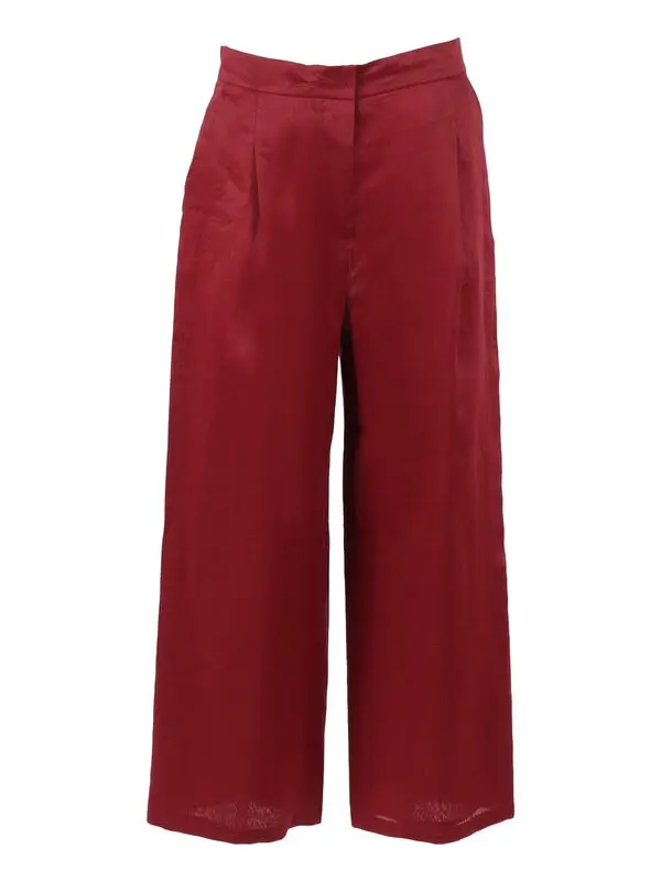 Max Mara Tartufo Long Trousers - Red