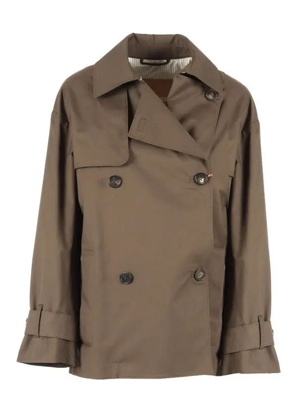 Max Mara Zeno Rain Coat - Green