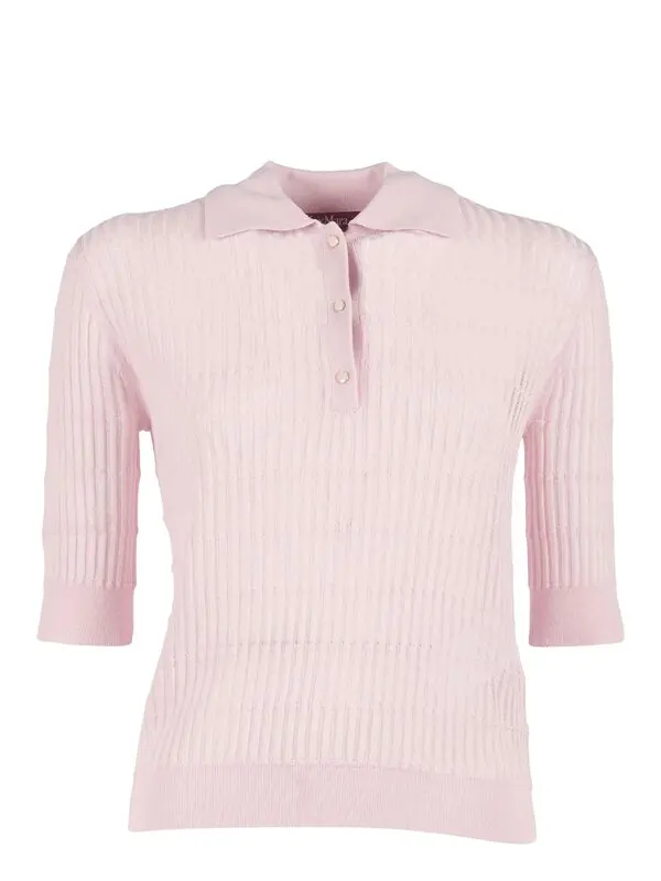 Max Mara Maglia Canottiera Top Gallo - Red