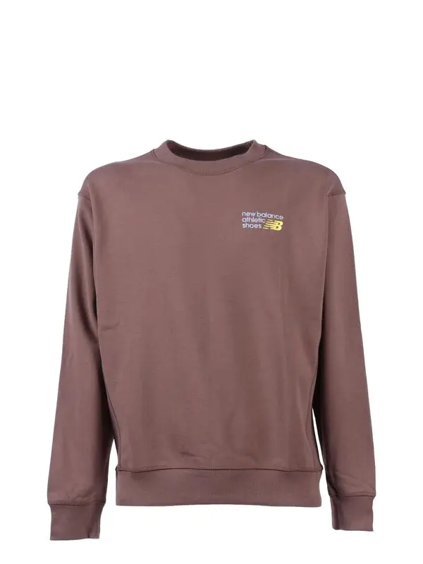 NEW BALANCE Athletics Premium Logo Crew - Red