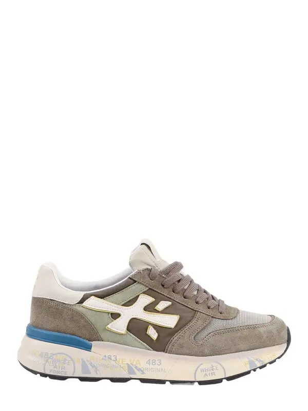 PREMIATA WHITE Mick Sneakers - Green
