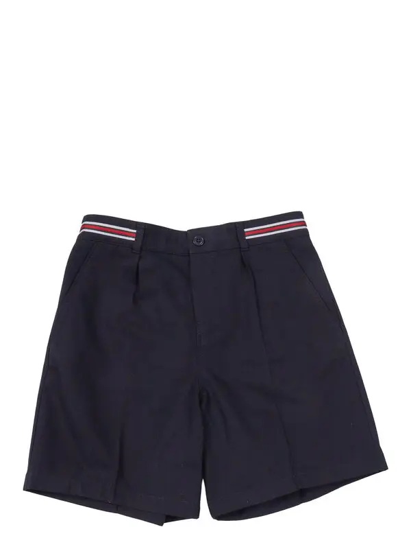 Gucci Light Cotton Canvas Bermuda Shorts - Blu