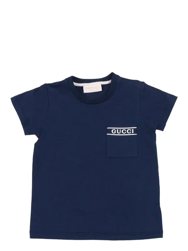 Gucci Jersey T-shirt - Blu