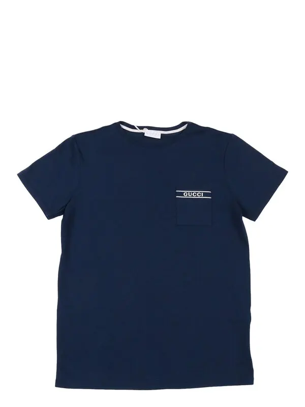 Gucci Jersey T-shirt - Blu