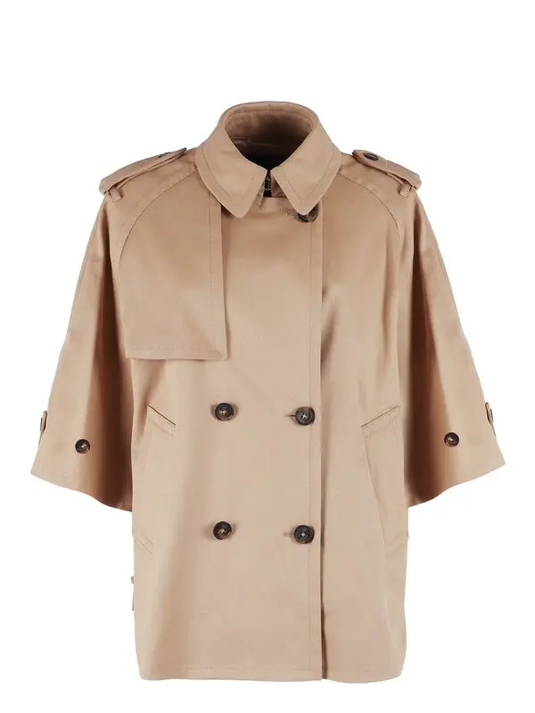 FAY Caban Trench With Embroidery - Other