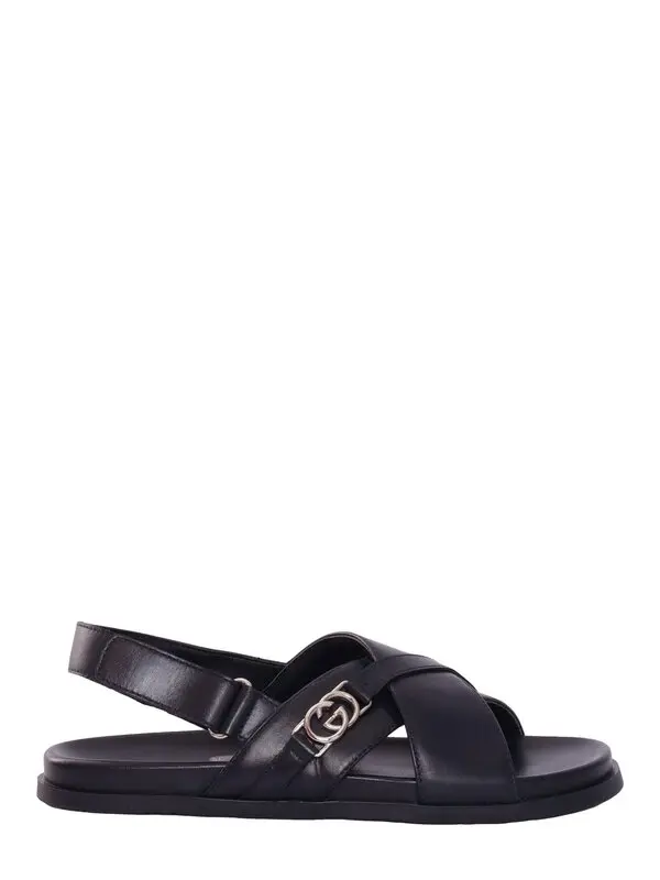 Gucci Leather Sandals - Blu