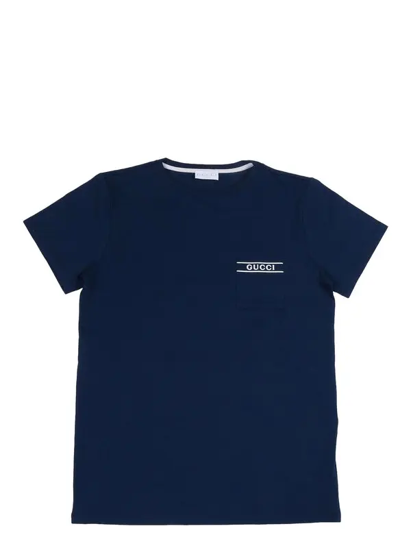 Gucci Cotton Jersey T-shirt - Blu