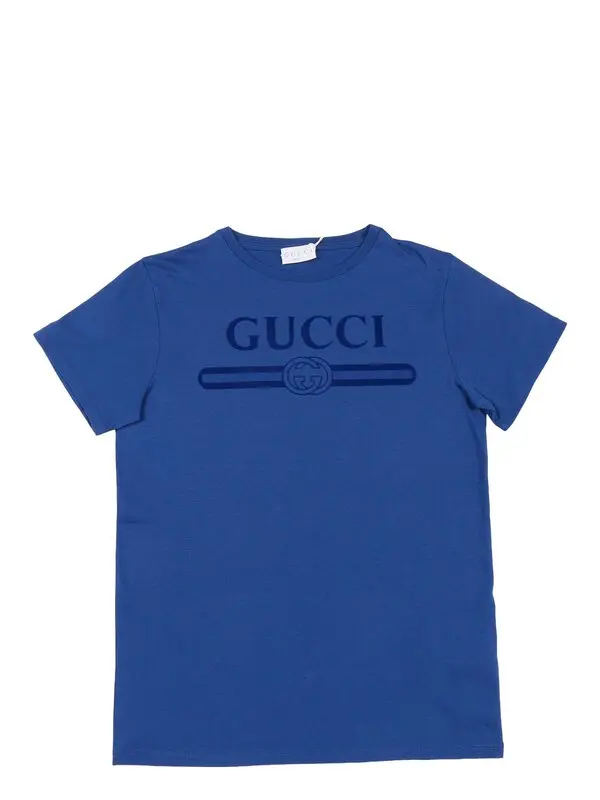 Gucci Jersey T-shirt - Blu