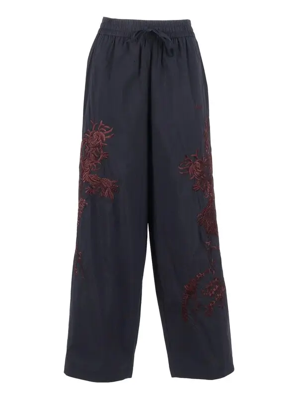 P.a.r.o.s.h Embroidered Trousers - Red