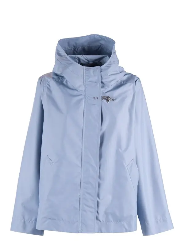 FAY Short Hooded Parka - Blue