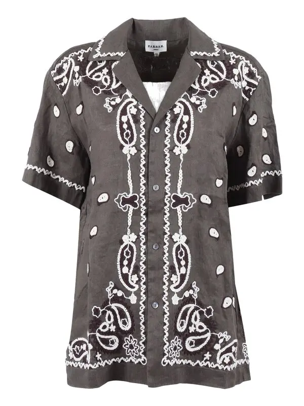 P.a.r.o.s.h Embroidered Shirt - Green