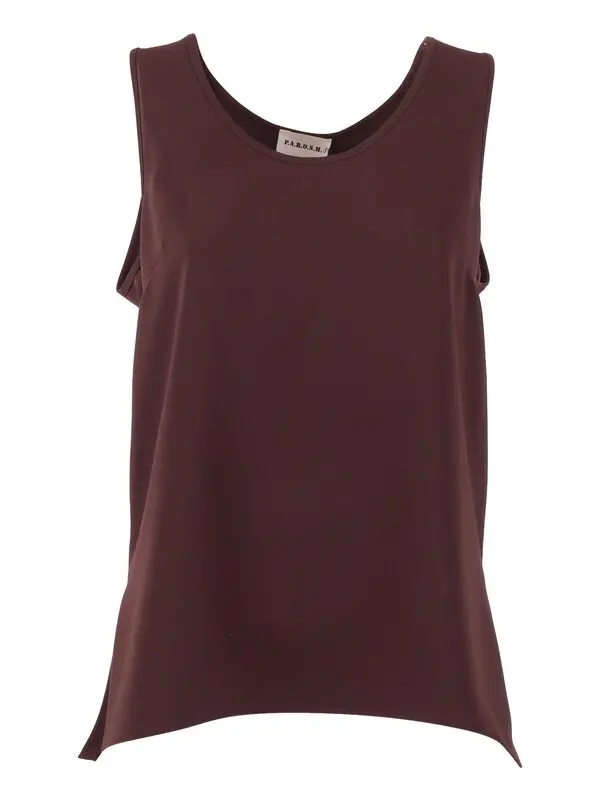 P.a.r.o.s.h Sleeveless Blouse - Red