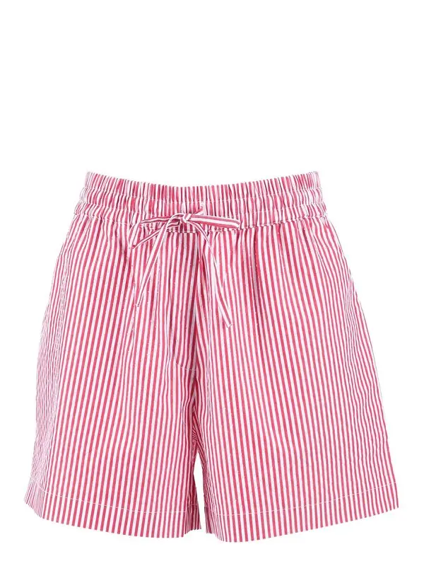 P.a.r.o.s.h Striped Shorts - Red