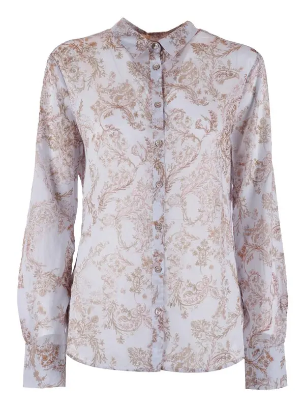 FORTE_FORTE Regular Voile Cotone 'nontiscordardime' Shirt - Other