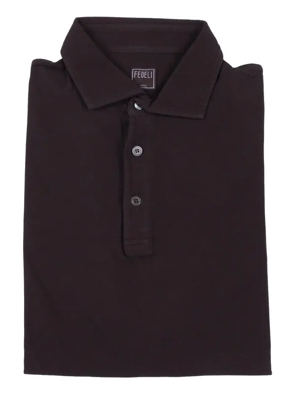 Fedeli Polo Shirt S/s Knitted - Red