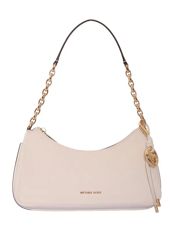 Michael Kors Chain Pouchette - White