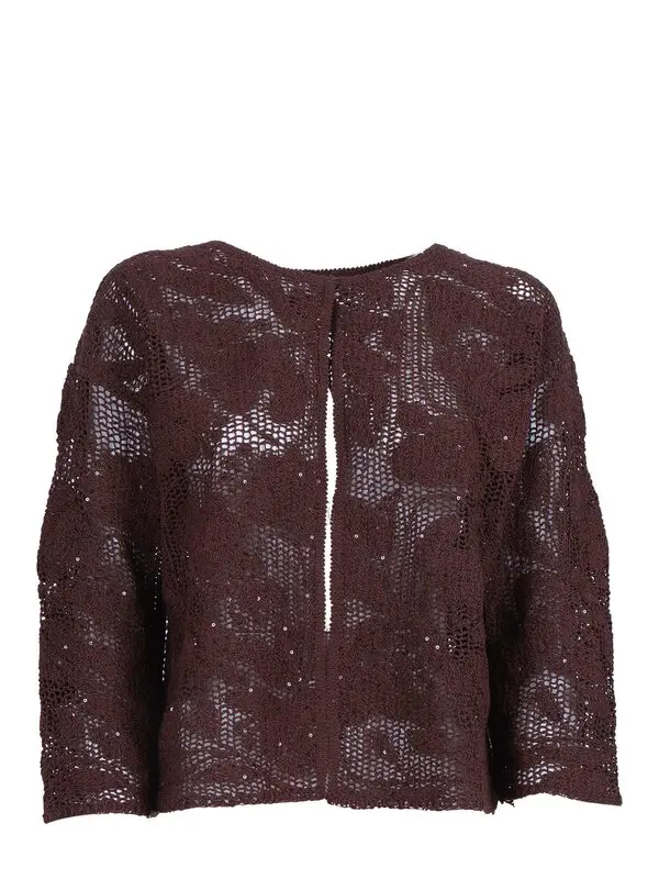 KANGRA Coreana Ricamo Cornely + Paillettes - Red