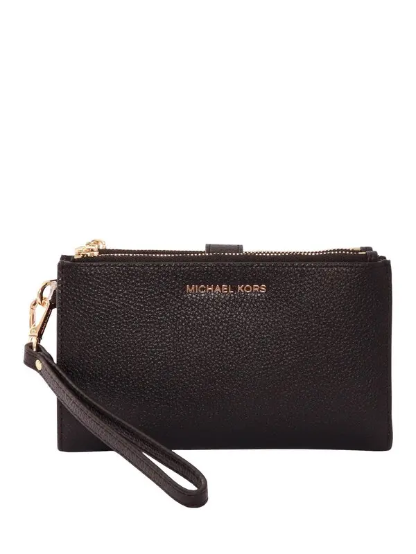 Michael Kors Wristlet With Double Zip - Red