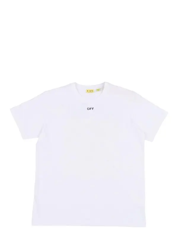 Off-White Diag Watercolor Short Sleeve Tee - White