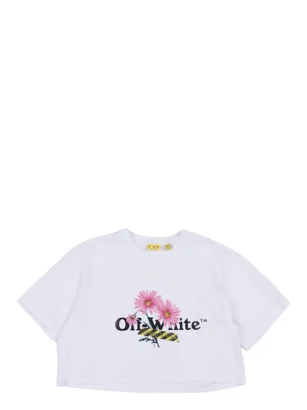 Off-White Daisy Logo Boxy T-shirt - White