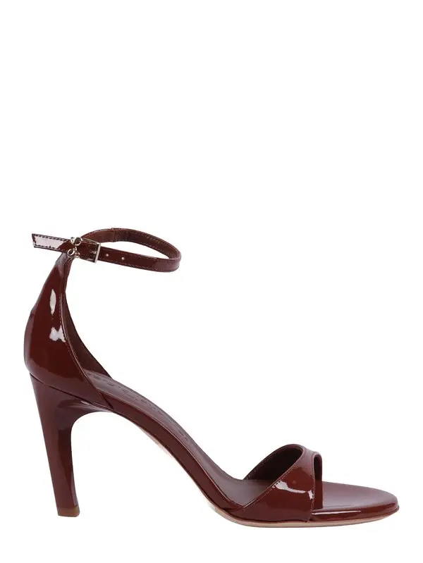 SERGIO LEVANTESI Have6 Vernice Terra Sandal - Red