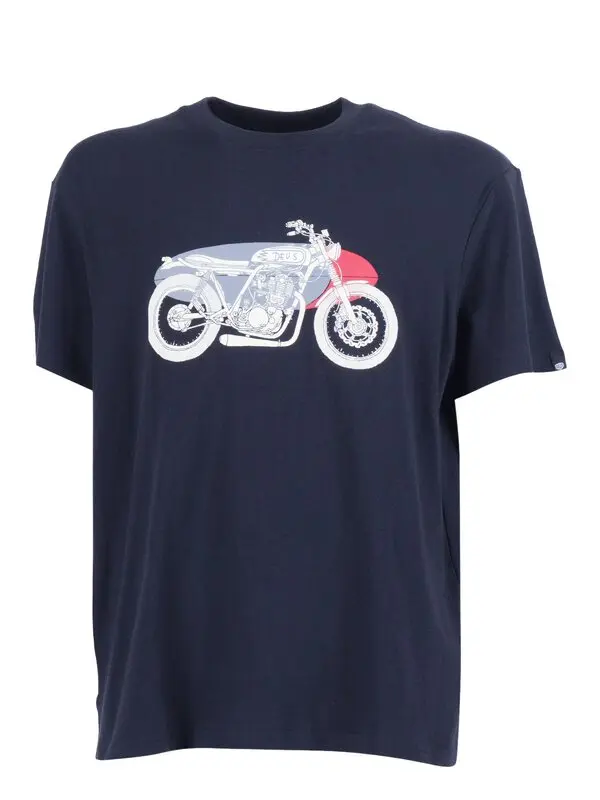 Deus Ex Machina Drovers Dog T-shirt - Red