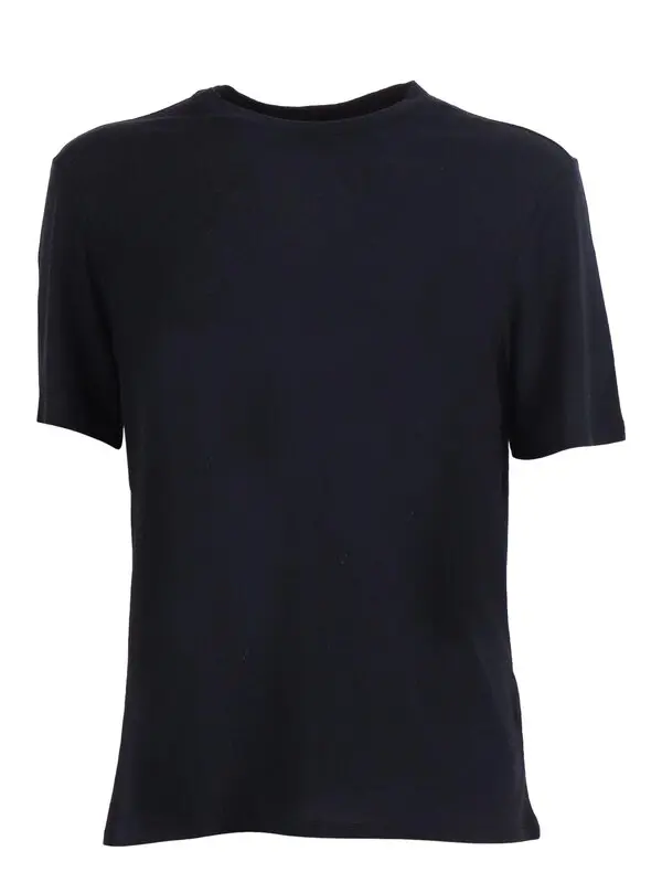 Majestic Filatures Col Rond Mc 003 T-shirt - Blu