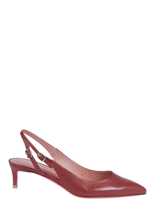 Santoni Audrey Slingback Pumps - Red