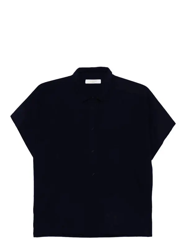 ZANONE Short-sleeved Cotton Polo Shirt - Blue