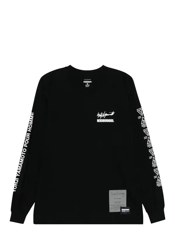 Yohji Yamamoto X Neighborhood Long-sleeve T-shirt - Black