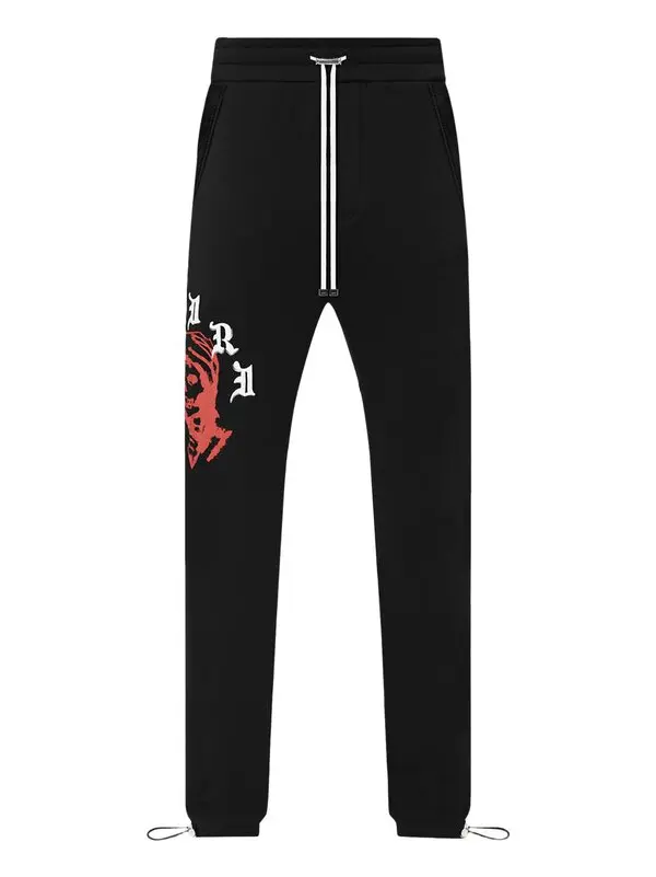 Amiri X Wes Lang Solar Kings Sweatpants - Black