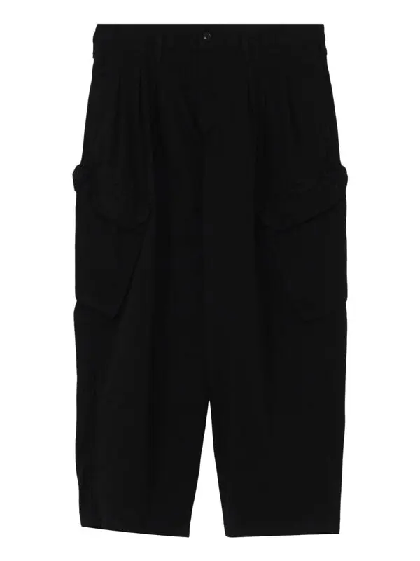 Yohji Yamamoto Tuck Work Pants - Black