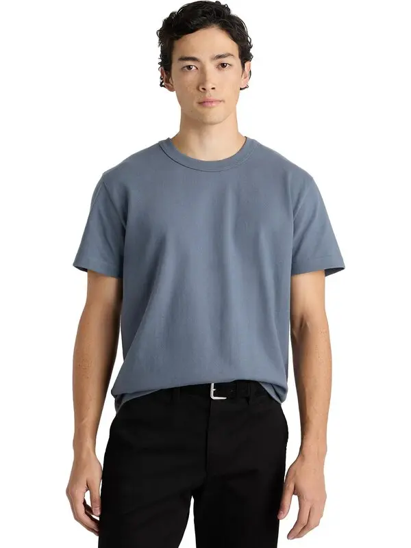 Quince Heavyweight T-shirt - Faded Indigo