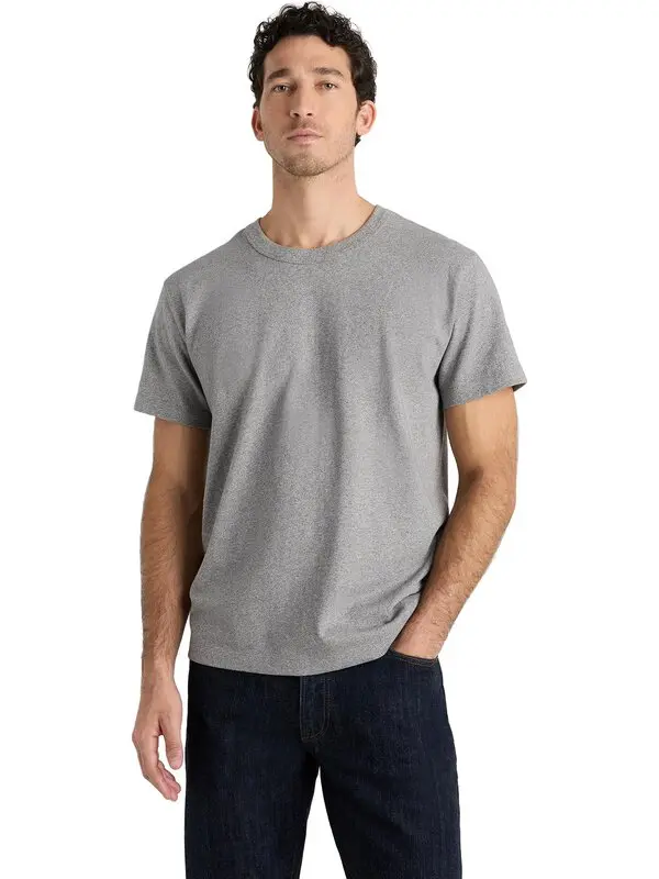 Quince Heavyweight T-shirt - Heather Grey
