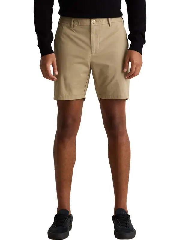 Quince Classic Stretch Chino Shorts 7 - Sand Dune