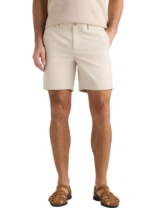 Quince Classic Stretch Chino Shorts 7 - Stone