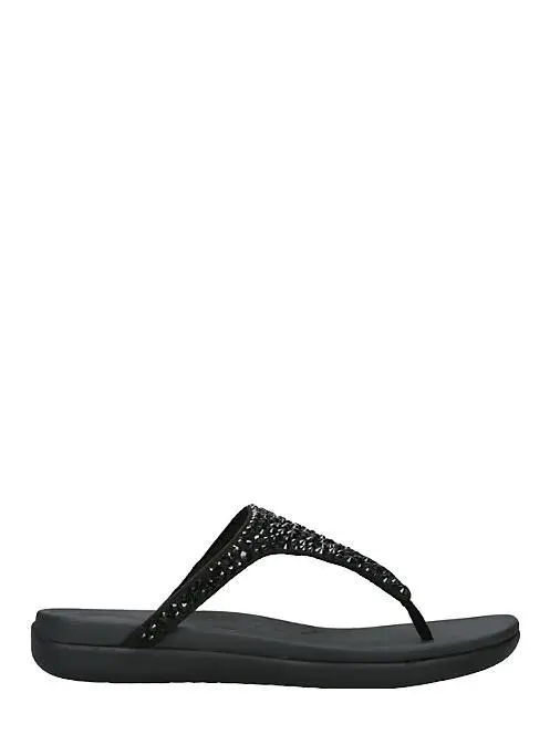 Fitflop Solay Crystal Woven Sandals - Black