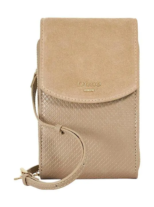 DUNE Faux-leather Cross-body Bag - Grey Synthetic