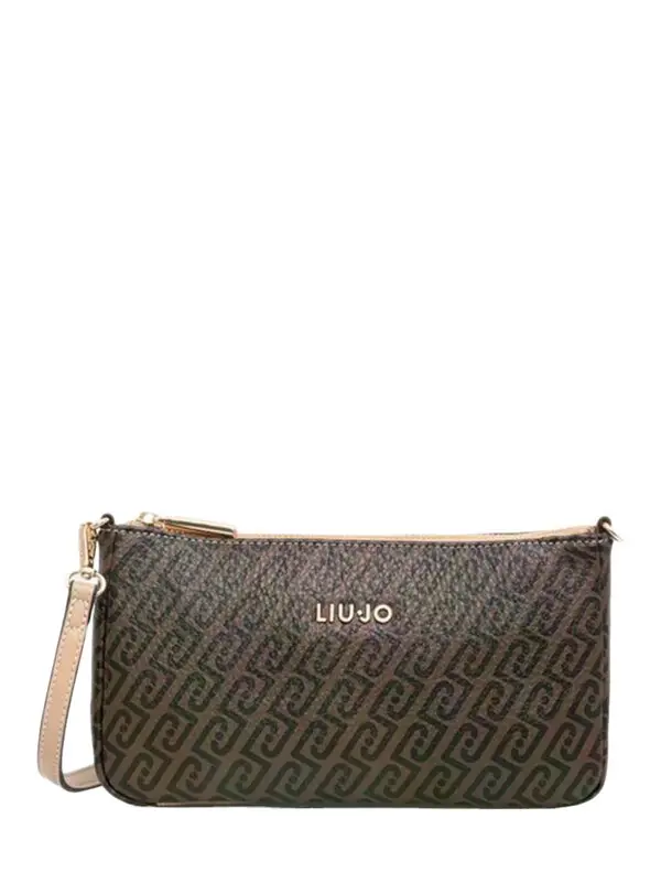 Liu Jo Logo Pattern Cross Body Bag - Brown