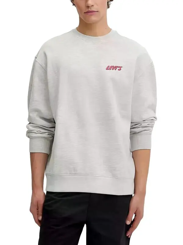 LEVI'S Printed Crewneck Sweatshirt - Grey