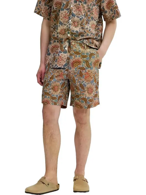 LEVI'S Xx Chino Floral-print Shorts - Blue