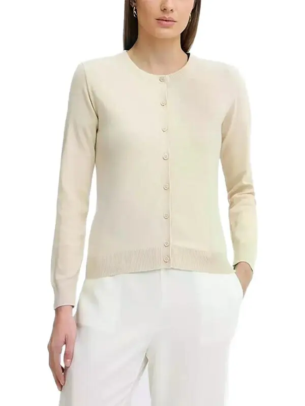 BENETTON Button Cardigan - Neutrals