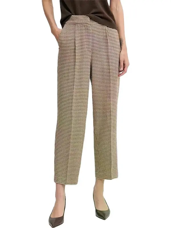 BENETTON Pleated Front Trousers - Neutrals