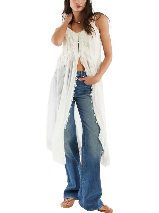 Free People Snowbird Maxi Top - Clean Ivory